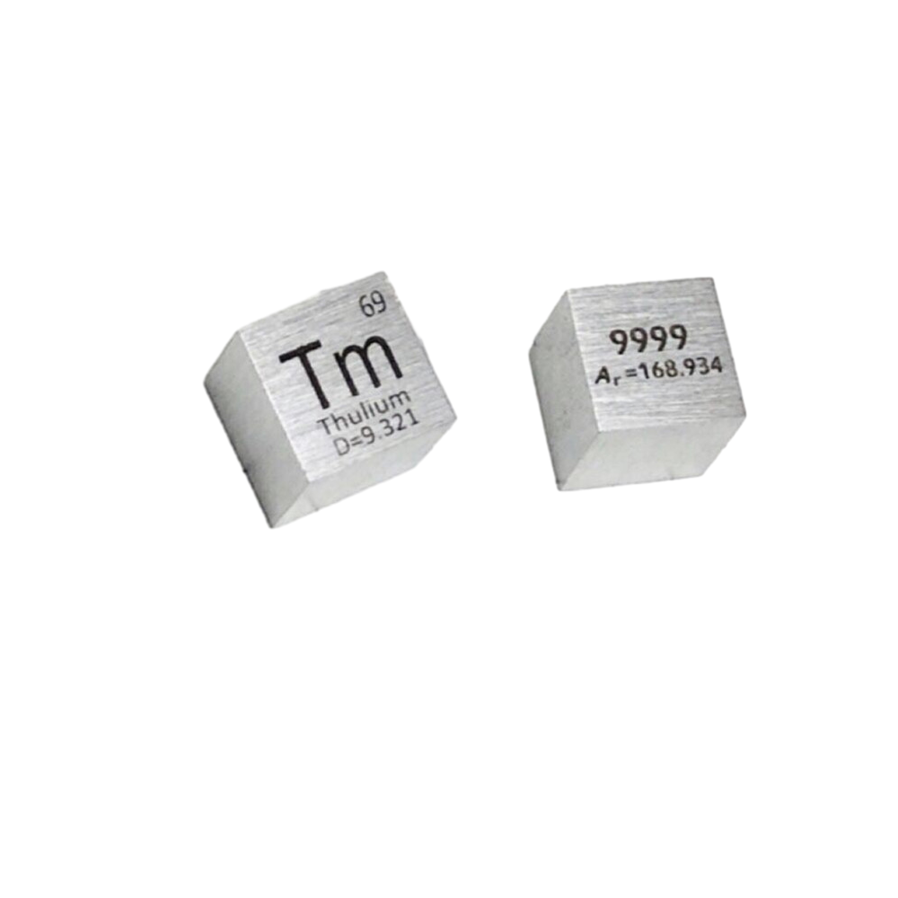 10mm Element Cube of Thulium - LJQMETAL
