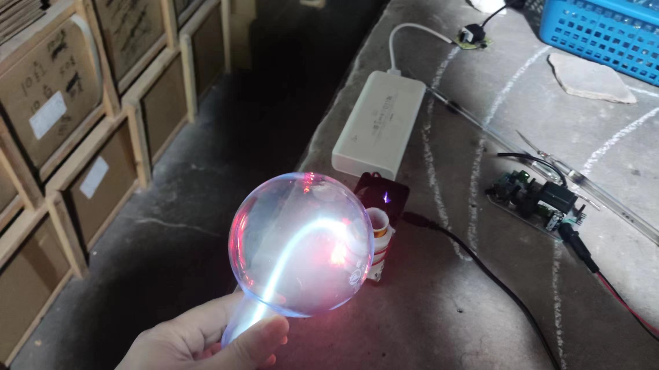 10cm Glass Sealed Xenon Balloon Rare Gas Xe Element Sample - LJQMETAL